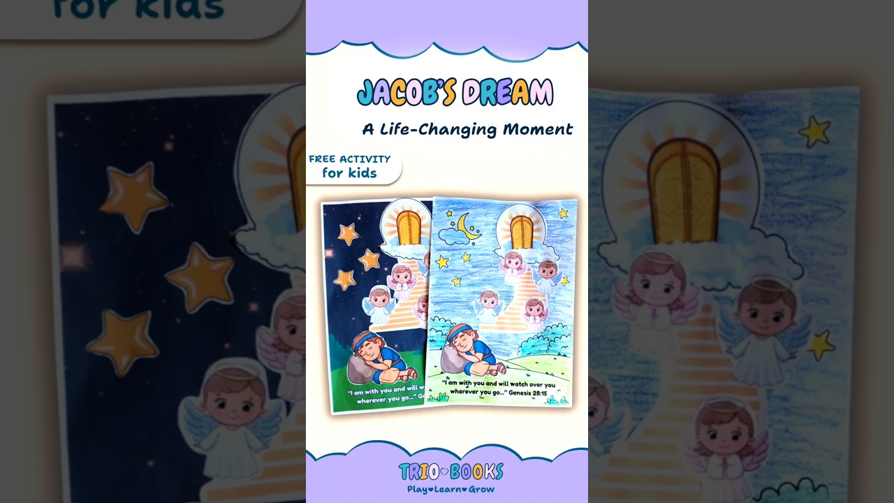 Jacob’s Dream Bible Craft for Kids | Easy Sunday School Activity