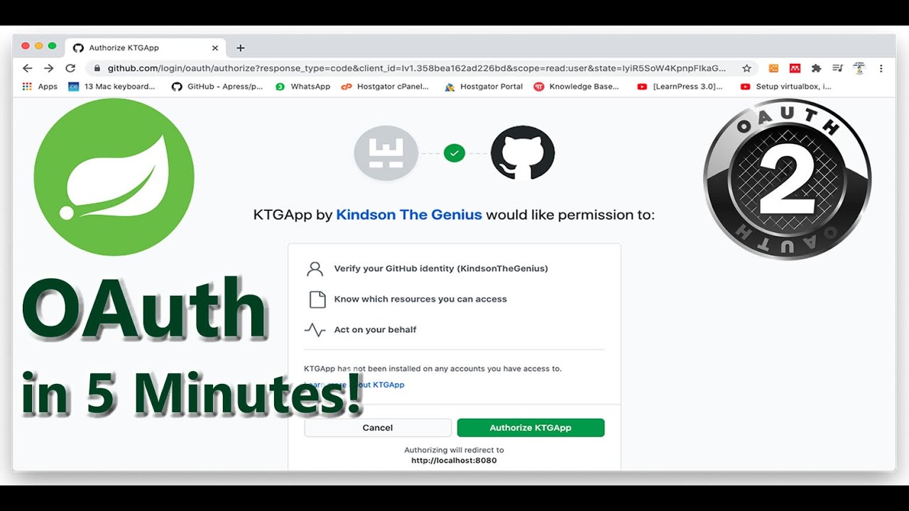 How to Add OAuth 2 0 in Spring Boot (Github) Step by Step in 5 minutes
