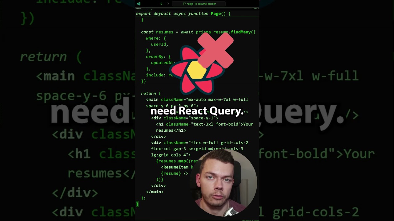 Do You Need React Query In Next.js? (React Server Components) #nextjs #nextjs13 #reactjs #webdev