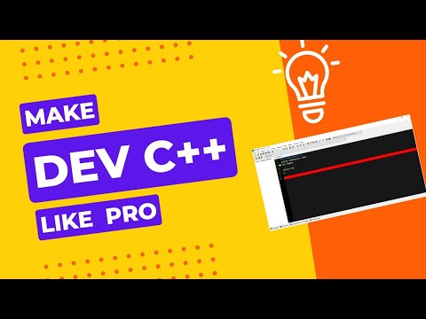 Enable dark mode on Dev C++ | Видео