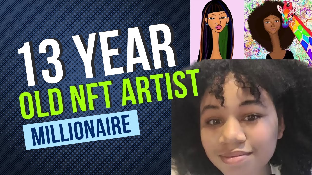 13-Year-Old NFT Millionaire Artist Nyla Hayes | NFT NEWS #nft #nylahayes