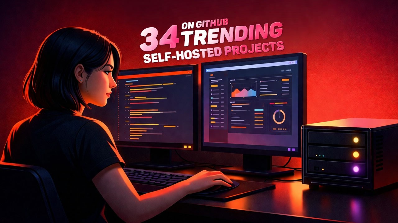34 Trending Self-Hosted Projects on Github