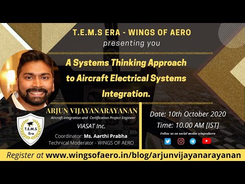 Aircraft Electrical Integration | Arjun Vijayanarayanan | WINGS OF AERO