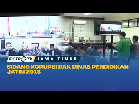Mantan Kepala Dinas Jawa Timur Jalani Sidang Kasus Korupsi Dana Pendidikan
