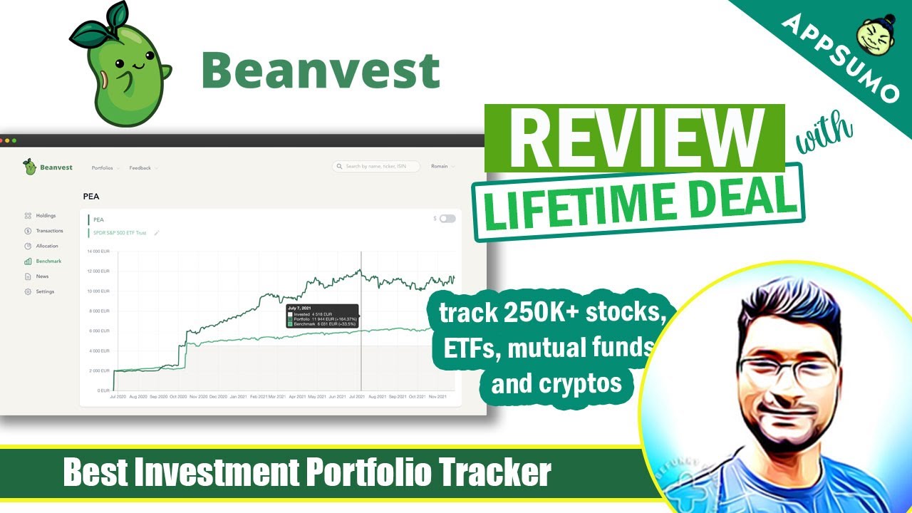 Beanvest Review: Appsumo Lifetime Deal & Demo Tutorial - Best Investment Portfolio Tracker