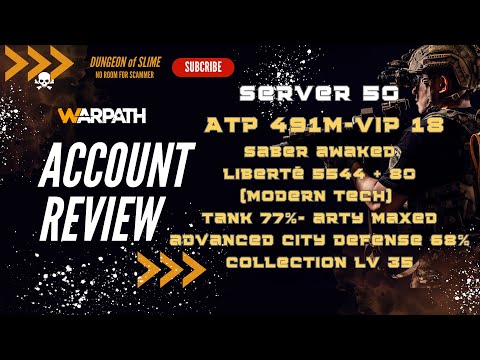 Server 50 - ATP 491m - VIP 18 - SABER AWAKED - LIBERTÉ 5544 - ARTY TECH MAXED - COLLECTION LV 35