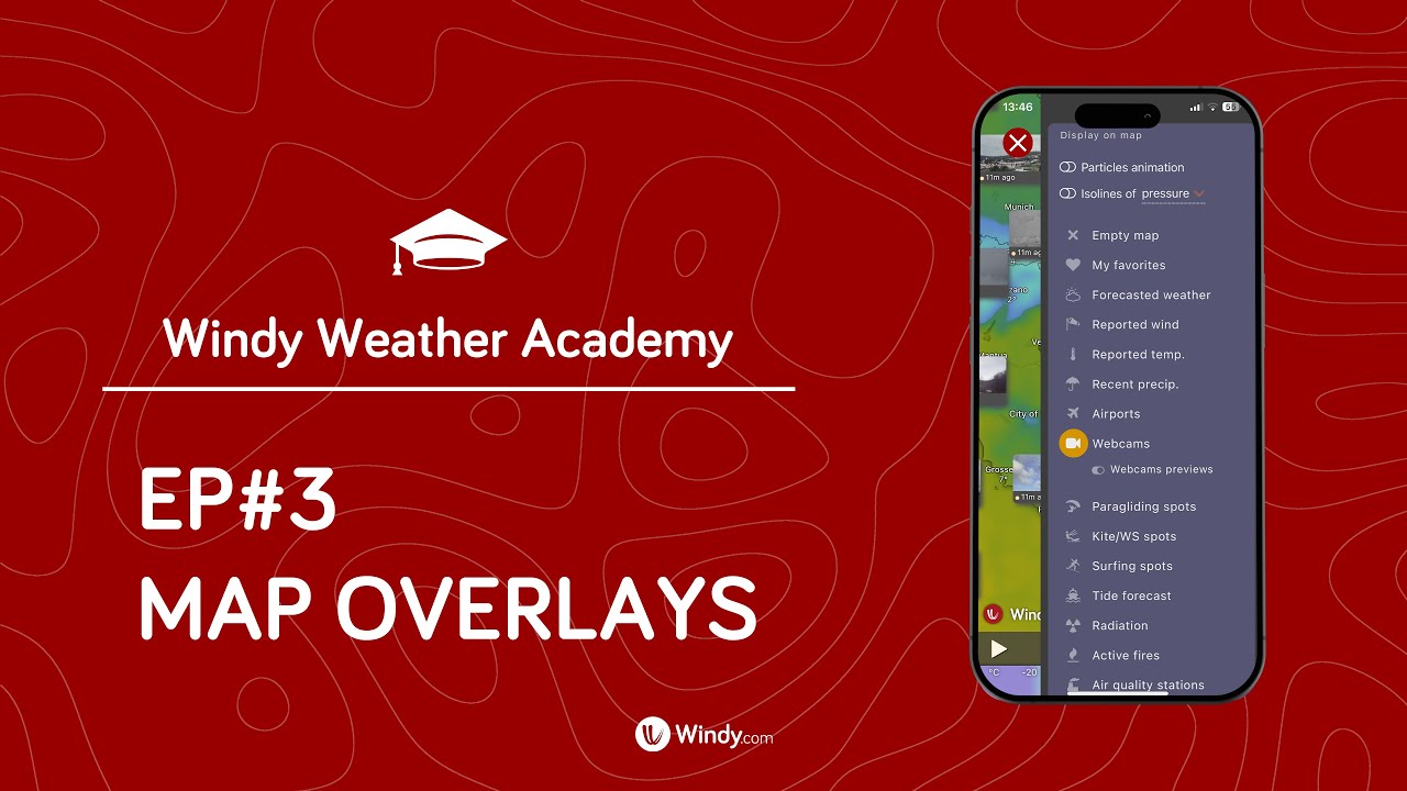 Windy.com: How to Use Map Overlays