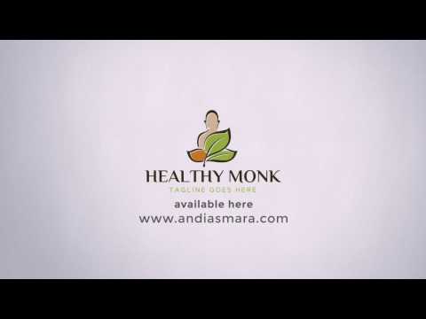 Healthy Monk Logo Template