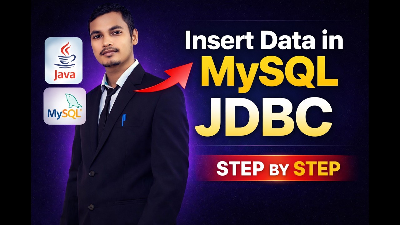 Insert Data into MySQL using Java JDBC | Full Example with Code | Java JDBC Insert Query Example
