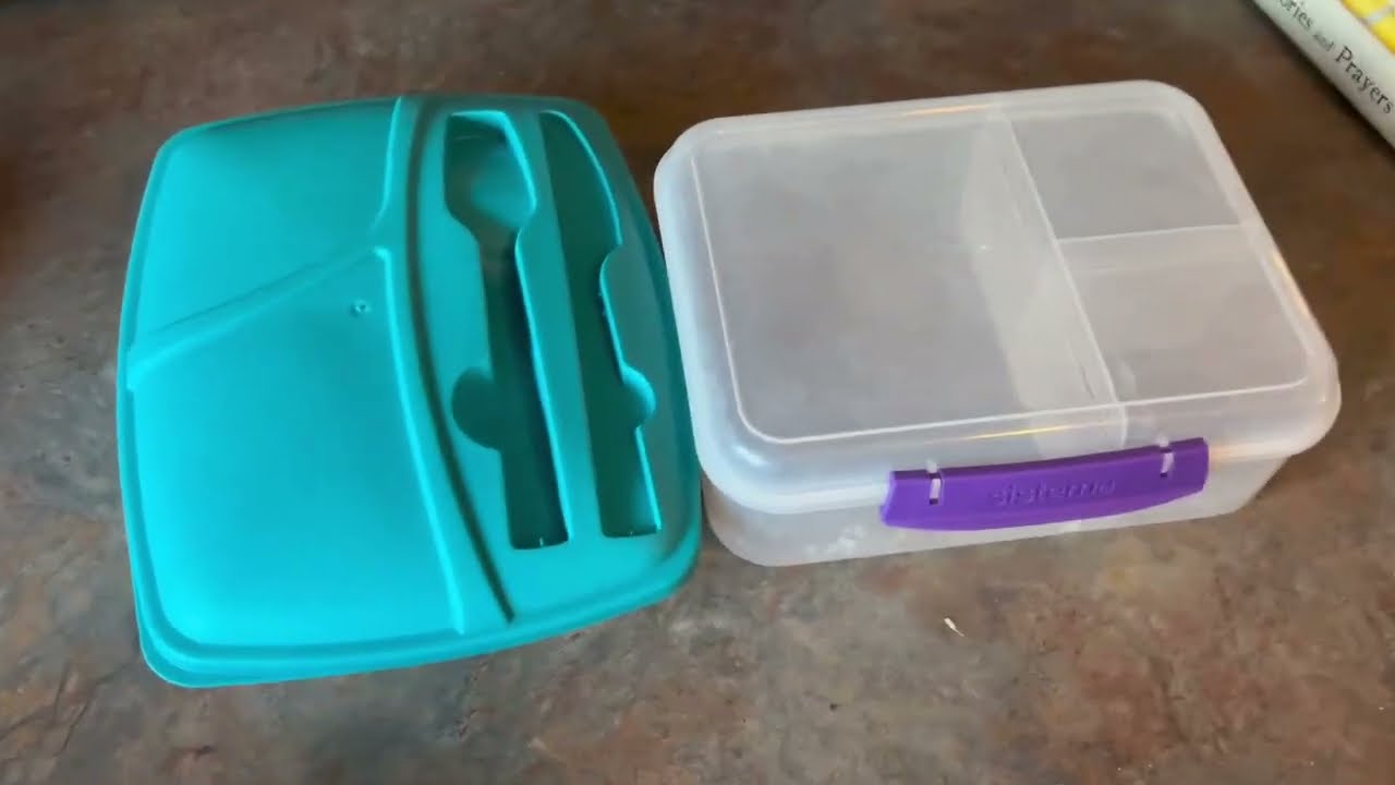 Sistema Bento Box Adult Lunch Box vs Life Story Reusable BPA Free To Go Lunch Container