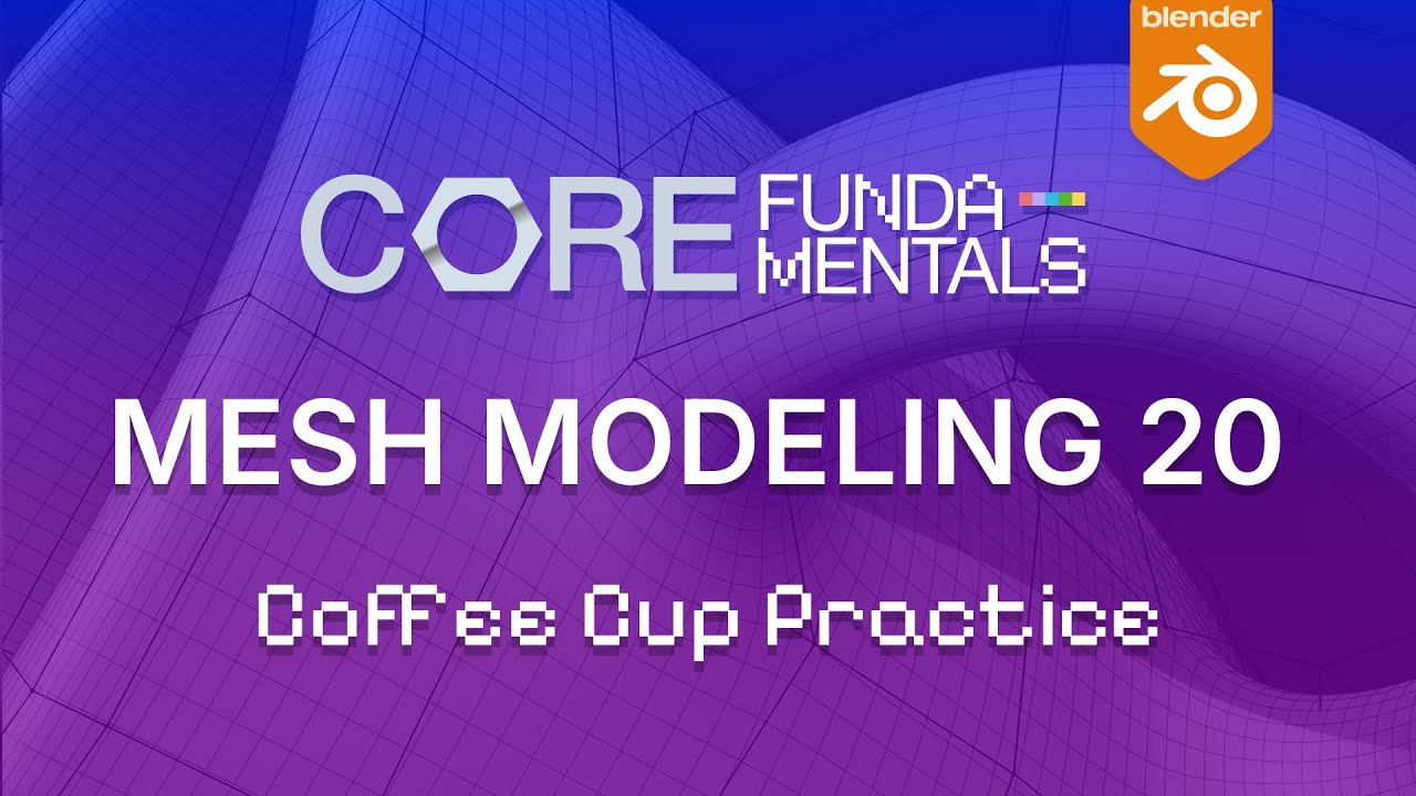 Modeling a Coffee Cup in Blender | Subdivision Surface Fundamentals