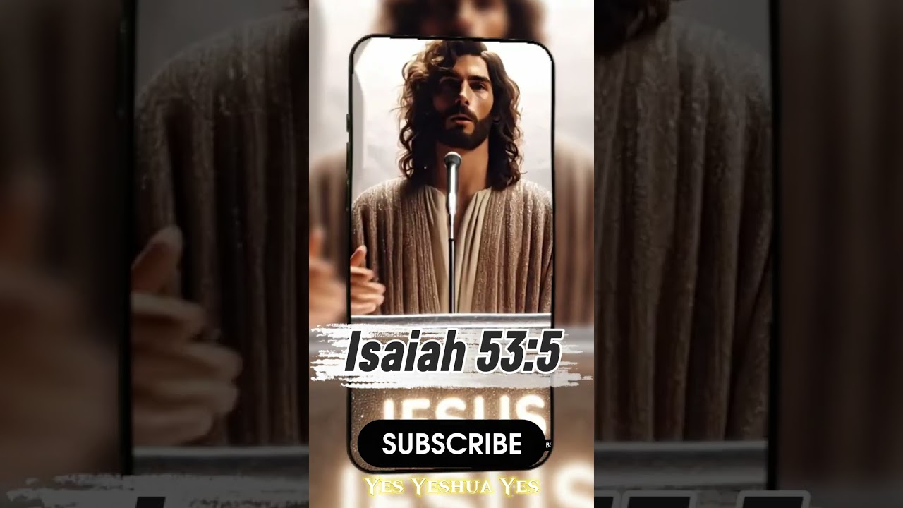 “Isaiah 53:5 | The Greatest Act of Love in History”| “The Healing Power of the Cross ✝️”