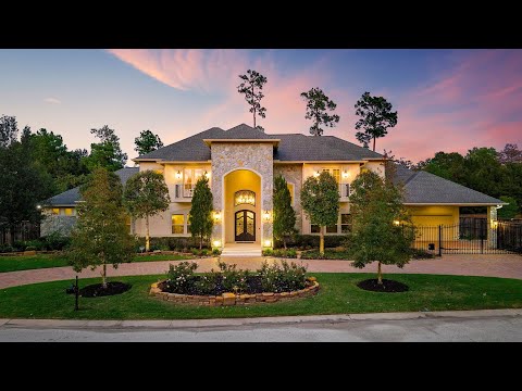 Luxury Home in Cypress, TX - 15010 Hidden Valley Waters Dr - Cinematic Video