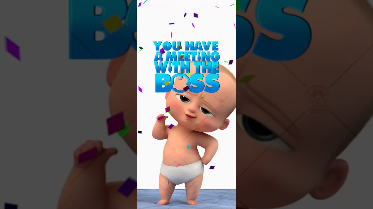 BIRTHDAY INVITATION | BOSS BABY THEME | DIGITAL INVITATION | ANIMATED INVITATION | KIDS THEME