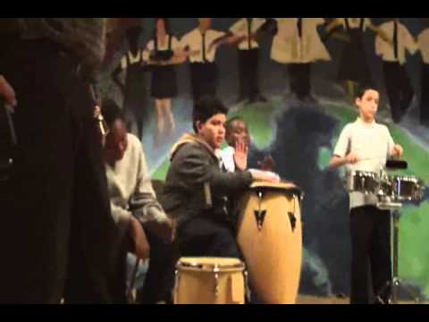 Drum Class - P.S. 104, The Bays Water School, Far Rockaway, NY (1)