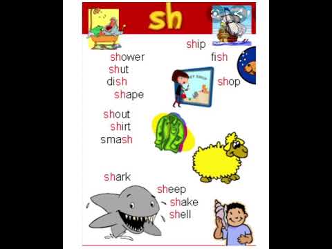 Worksheet on sh sound for class 1