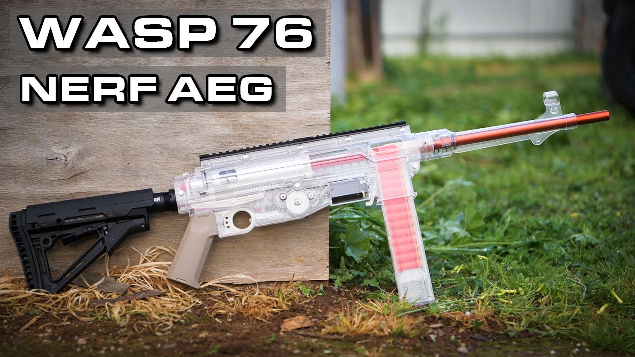 Colonel Wasp 76: A 220fps Nerf MP40 AEG!