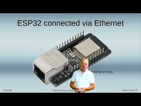 ESP32 connecté par Ethernet
