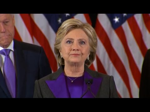 Read and Watch Hillary Clinton's Concession Speech - Full Text and Video of Clinton Speech