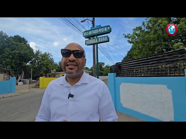 WATCH: KSAMC corrects misspelling of Fraser-Pryce's name on street sign ...