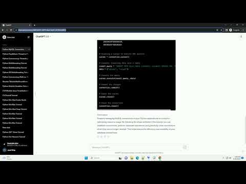 python mysql connector close connection