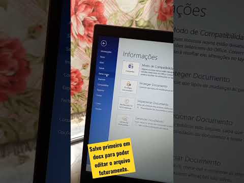 Como salvar um arquivo do Word em PDF.