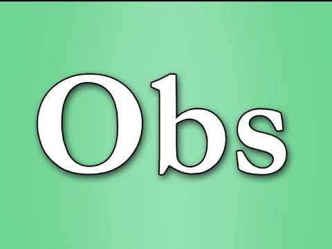 obs meaning