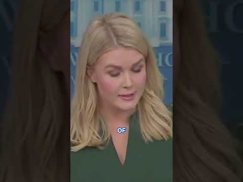 Karoline Leavitt cuts off reporter asking about Biden pardons