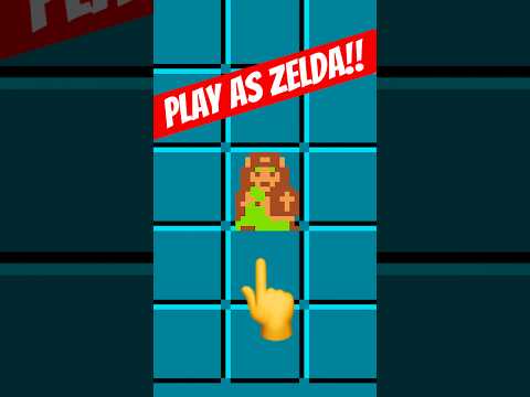 Play as ZELDA in The Legend of Zelda (NES)!!