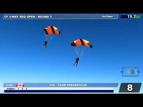 Team Pararescue, Canopy Formation 2-way Sequentials, 2024 USPA National Championships