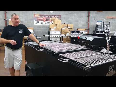 A walk through of the Meadow Creek the BBQ 96 3-pit chicken cooker by Lance of Grillbillies BBQ.