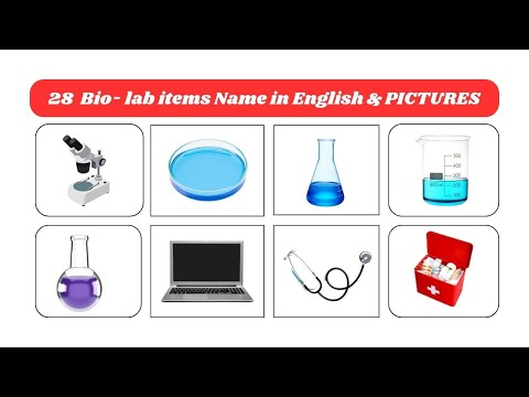 Bio-lab instruments l Medical equipments with Name a Pictures l Biological items #ScopeKids
