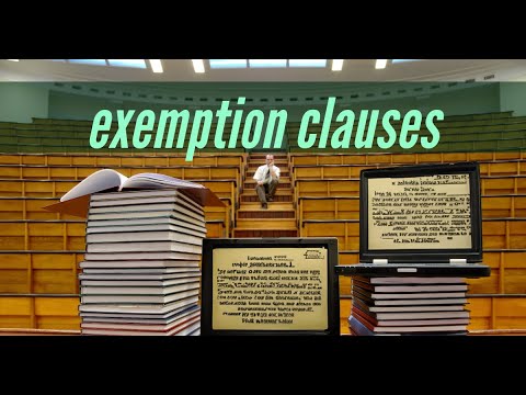 Exemption Clauses