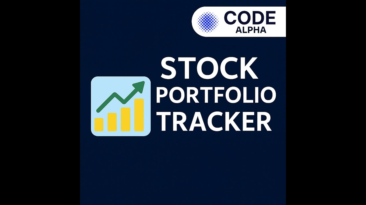 Python Stock Portfolio Tracker ( Code Alpha Python Programming Internship Program 04/2025)
