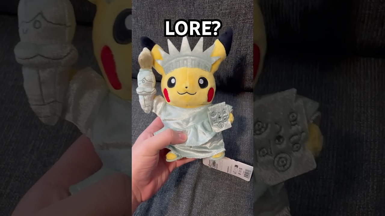 This Pikachu Plush has HIDDEN EASTER EGGS (Pokémon Black and White Reference OMG!)