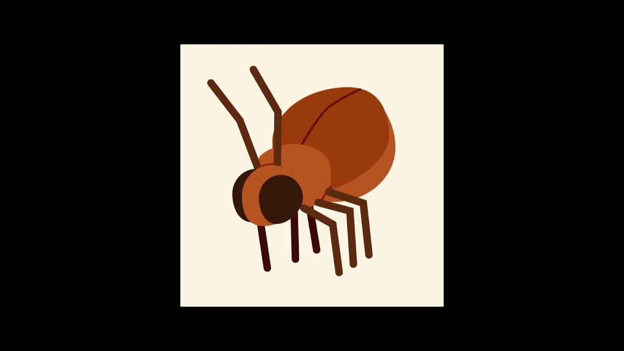 Vector beetle animation