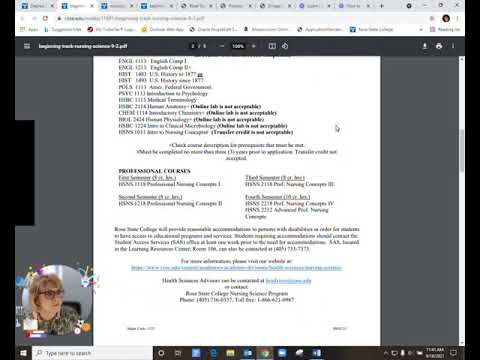 "Get Started Now" - Nursing Science Beginning Track Program
