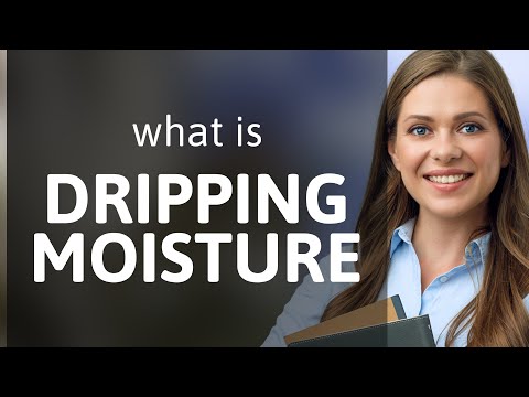 Understanding the Phrase "Dripping Moisture"