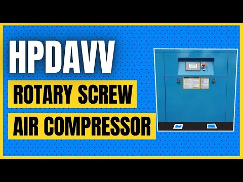 HPDAVV Rotary Screw Air Compressor 5.5HP/4KW
