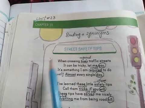 Grade 4 English Chapter 11 Street Safety Tips Reading and Synonyms