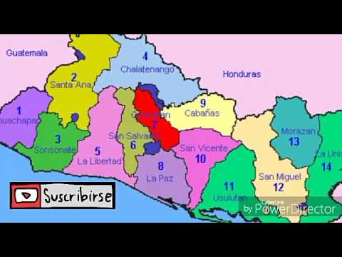 División política de el salvador