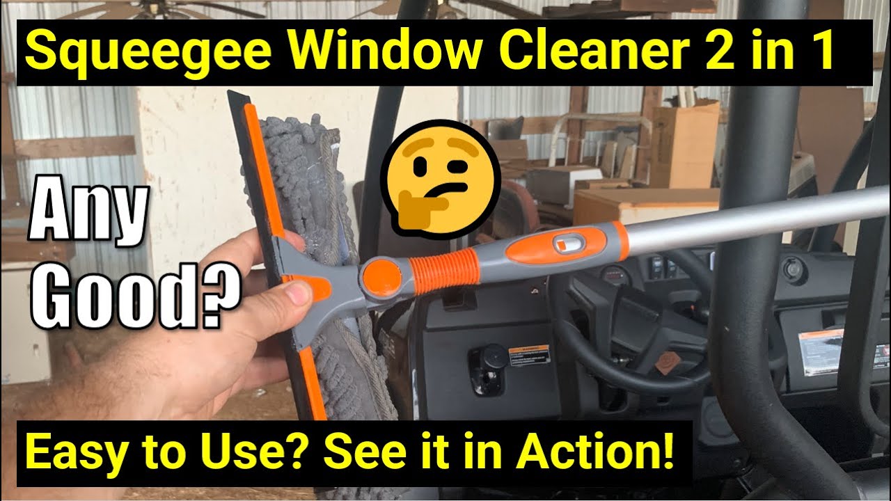 Game Changer! Window Cleaning Done Easy?  Yes, it is with this 2-in-1 Kit