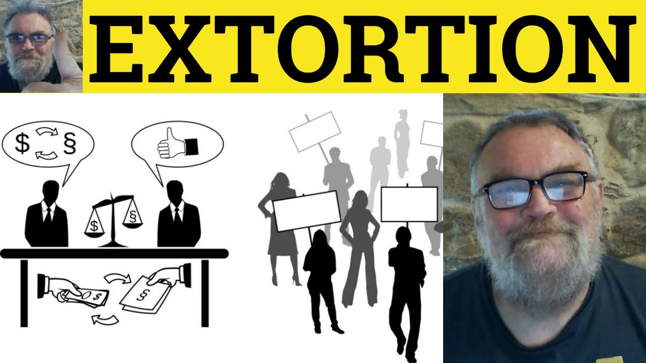 🔵 Extortionate Meaning - Extortion Definition - Extort Examples - GRE Vocabulary - Extortionate