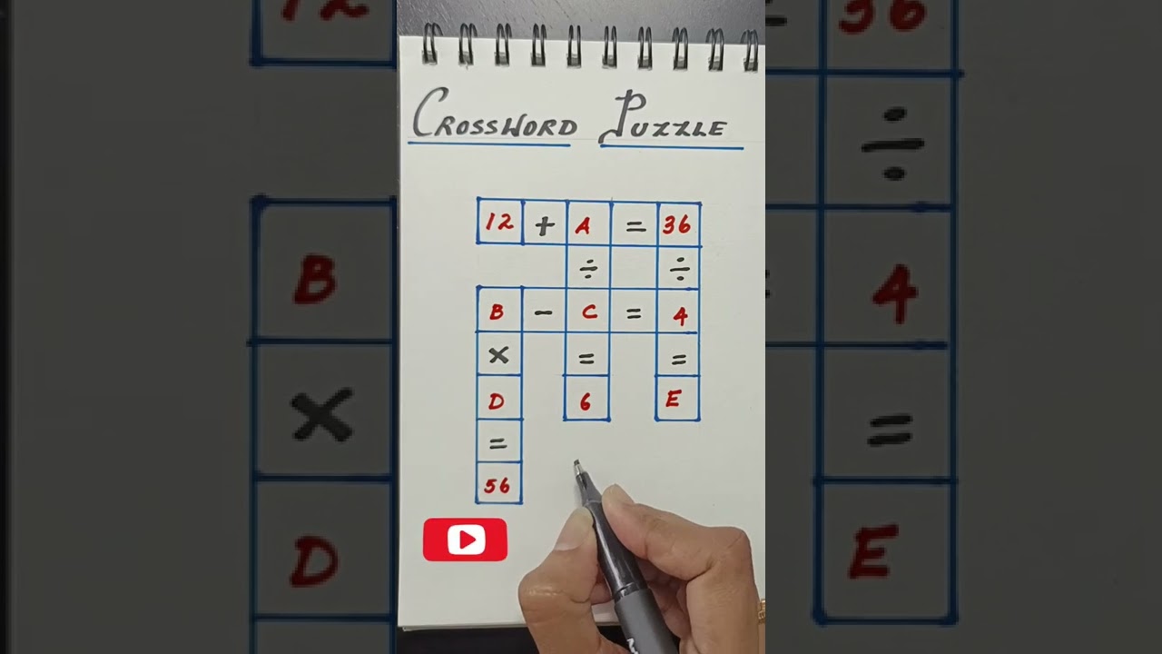 Crossword Puzzle #shorts #newyoutubeshorts