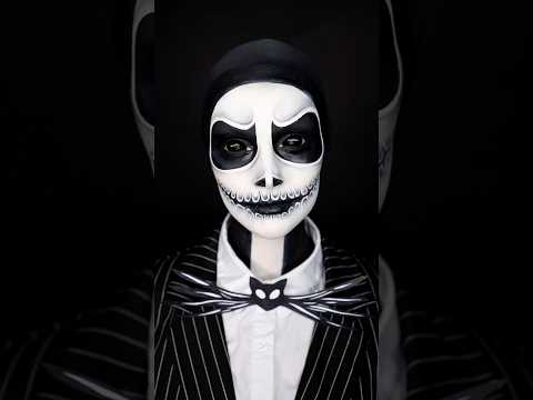 JACK SKELLINGTON 💀 Nightmare Before Christmas Halloween Makeup