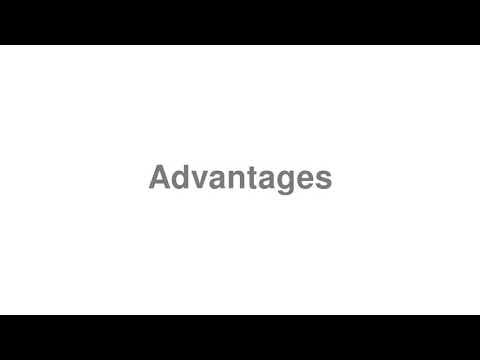 How to Pronounce "Advantages"