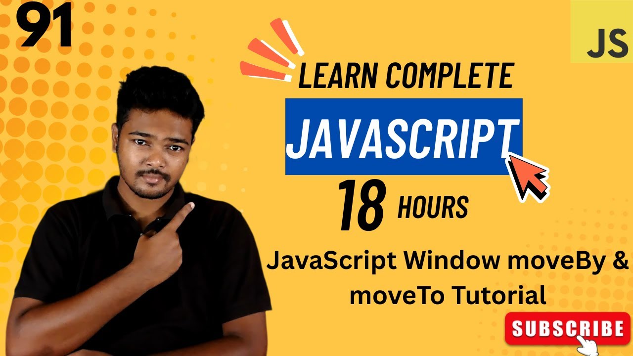 JavaScript Window moveBy & moveTo Tutorial