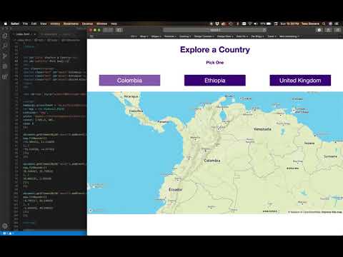 Mapbox GL JS practice