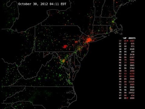 Tracking Internet Outages in Sandy's Wake