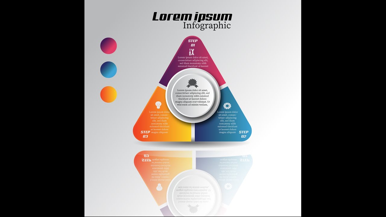 Create an infographic with minimalist designs in Illustrator 2020 CC